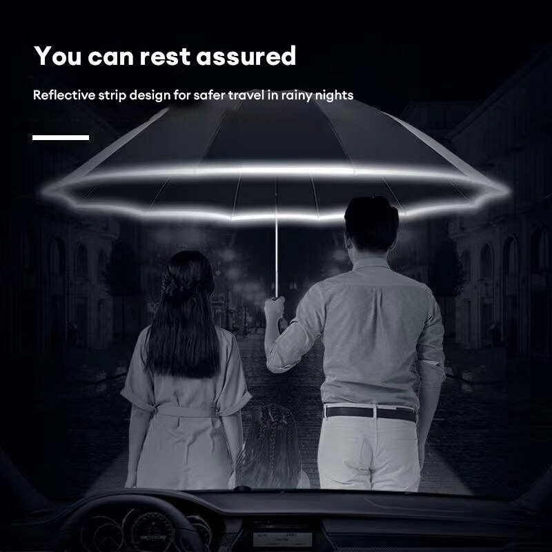 【Reverse Fold】12 Ribs/24 Ribs Umbrella Automatic Windproof Anti-UV ...