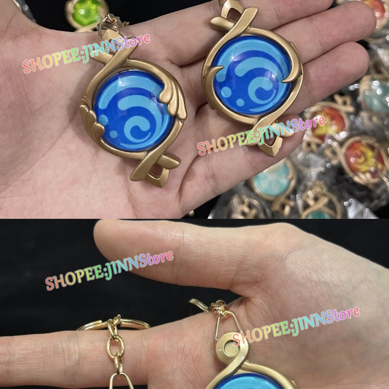 - JINN - New Genshin Impact Keychain FURINA Cosplay Accessories ...