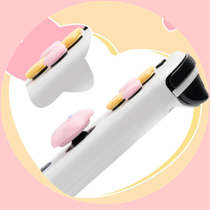 Pink Silicone Soft D-pad Cross Button ABXY Key Sticker Skin Case For ...