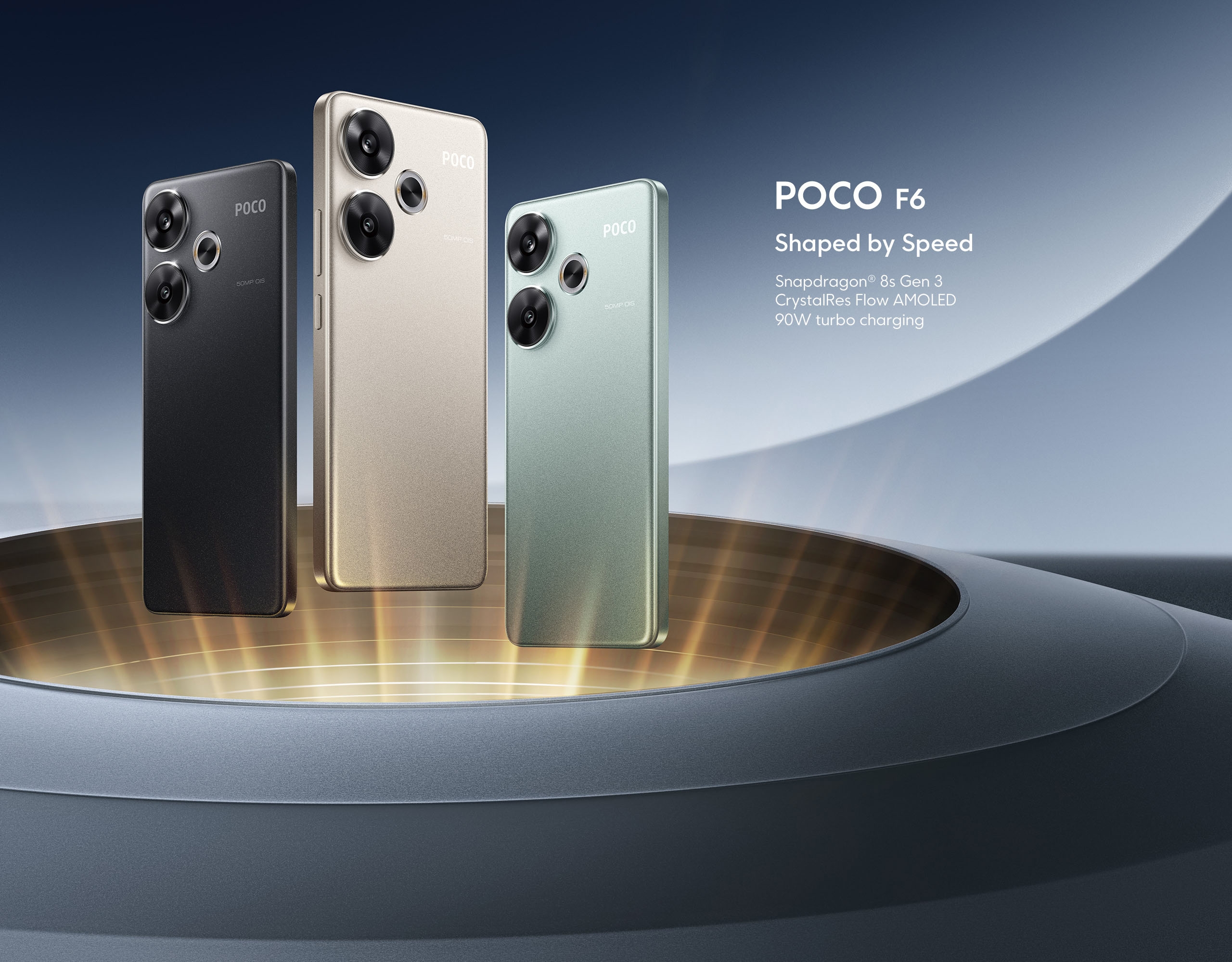 POCO F6 8+256G/12+512G powered by Snapdragon® 8s Gen 3 Global Version With 1-year Warranty ...