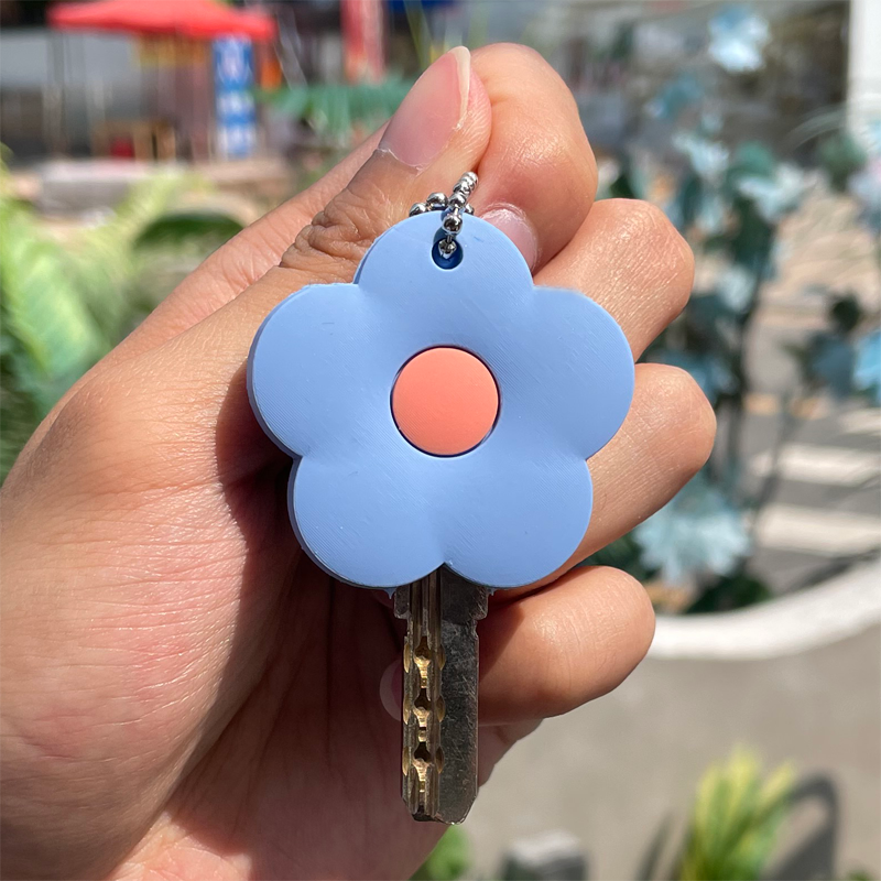 Electric vehicle silicone key holder cartoon cute creative keychain ...