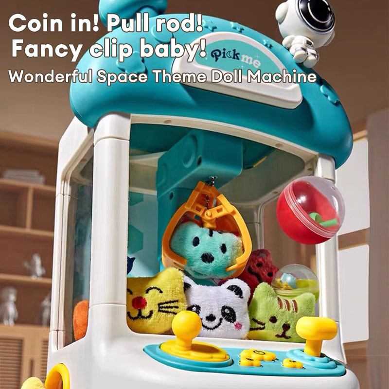 Space Doll Machine Clip Doll Small Twisted Egg Coin style Doll Machine ...