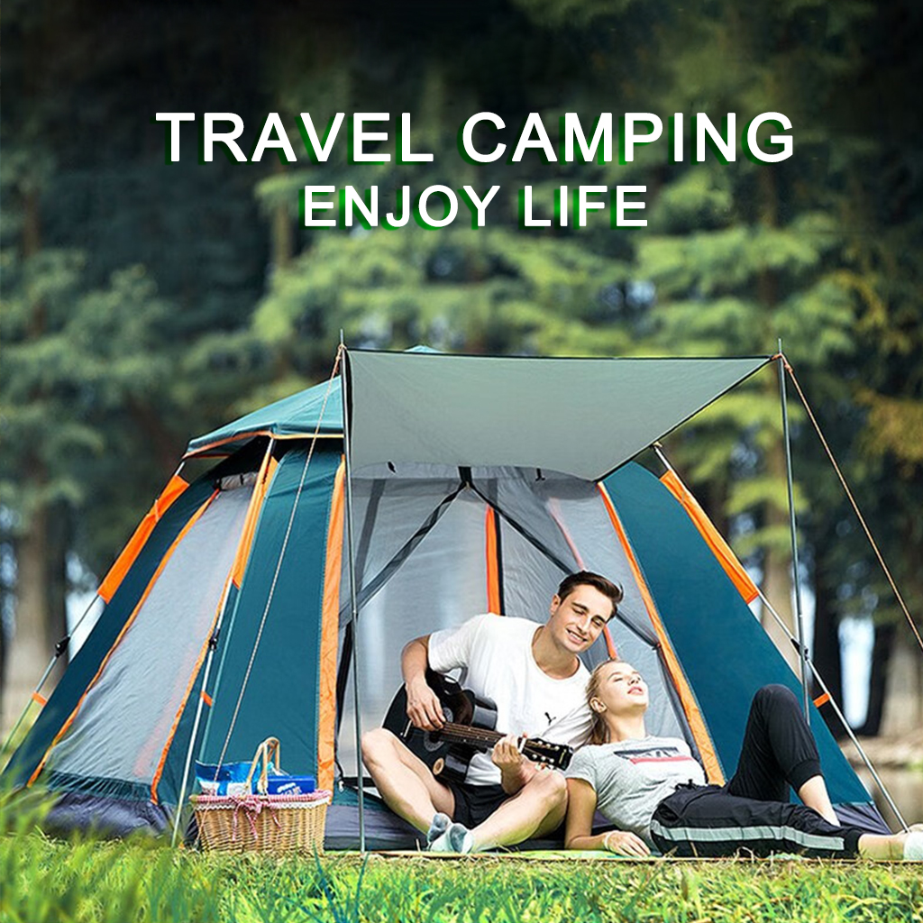 GOTURE Automatic 5-7 Person Tent Portable Outdoor Tent Foldable Camping ...