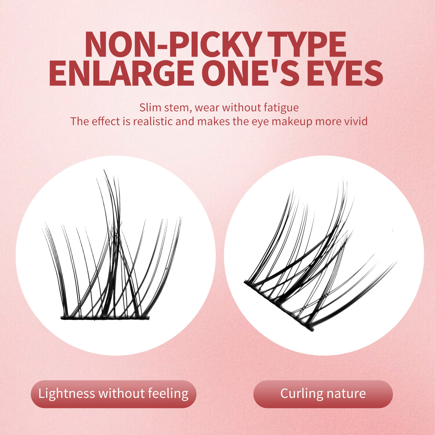 3D DIY Cluster Eyelashes Eyelash Extension Sun Flower Black Line ...
