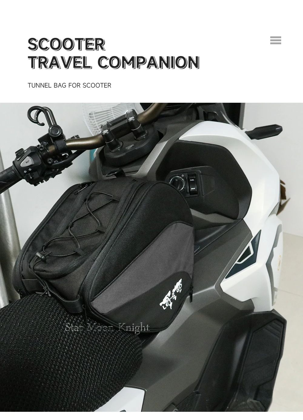 For HONDA ADV 350 PCX 160 150 125 CC110 Motorcycle Scooter Tunnel Bag ...