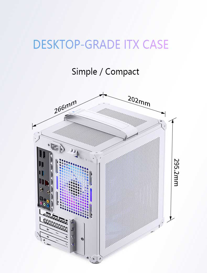 Jonsbo C6 Matx Mini Itx Case For Pc Type C Atx Power Supply Itx