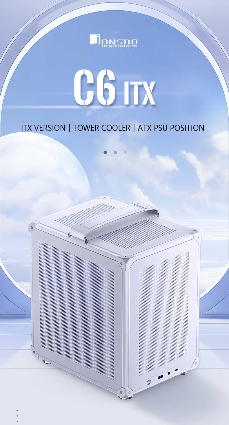 Jonsbo C6 MATX Mini ITX Case for PC Type-C ATX Power Supply ITX ...