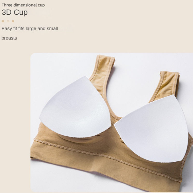 【40-150KG】 sports bra plus size Bra for women wireless hollow mesh vest ...