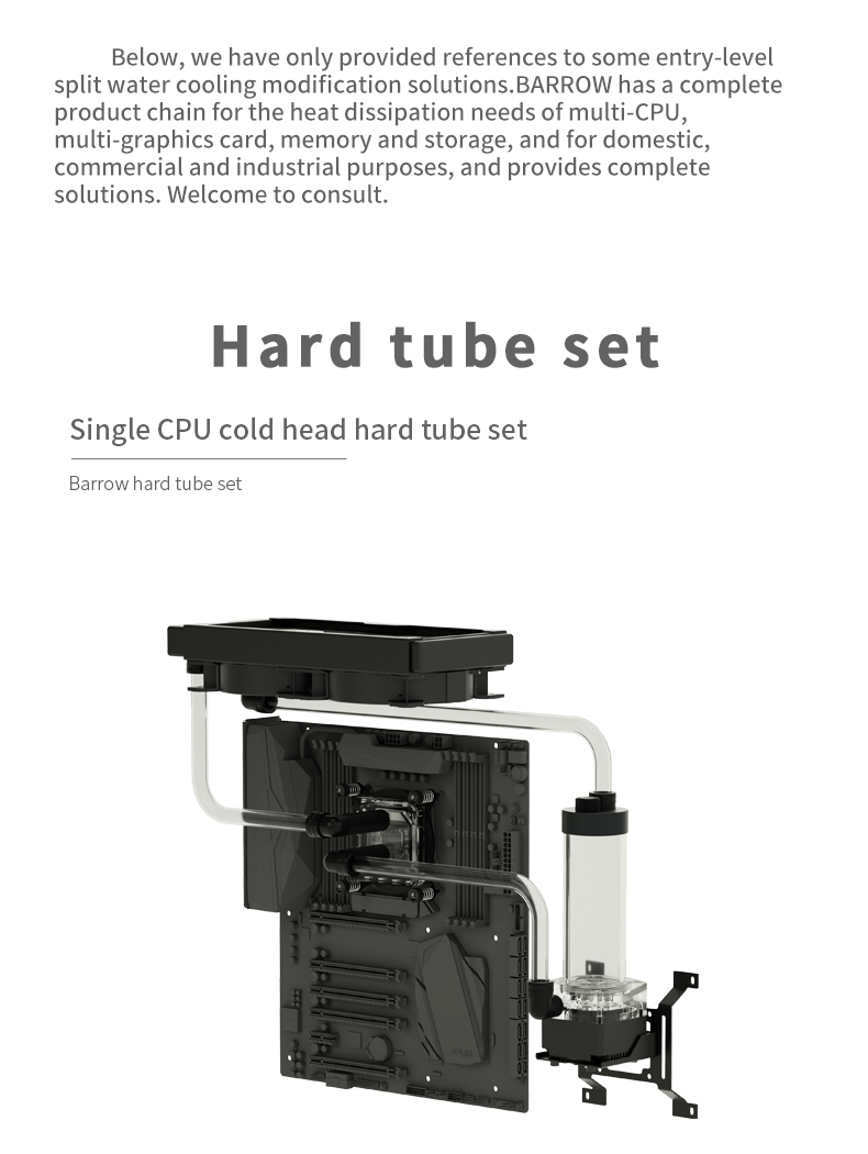 Barrow Water Cooler Custom Kit Hard /Soft Tube Water Cooler Kit For ...