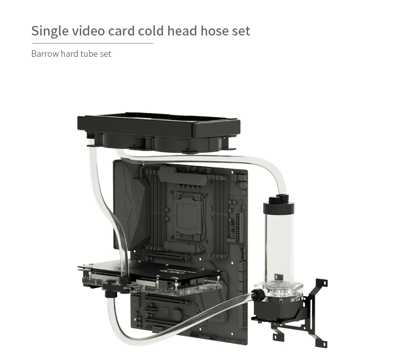 Barrow Water Cooler Custom Kit Hard /Soft Tube Water Cooler Kit For ...