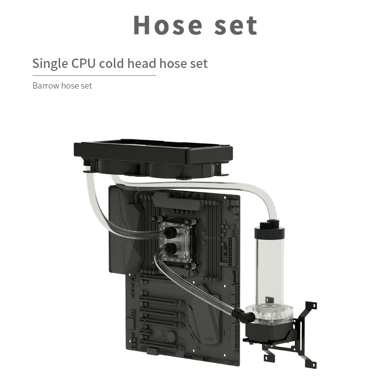 Barrow Water Cooler Custom Kit Hard /Soft Tube Water Cooler Kit For ...