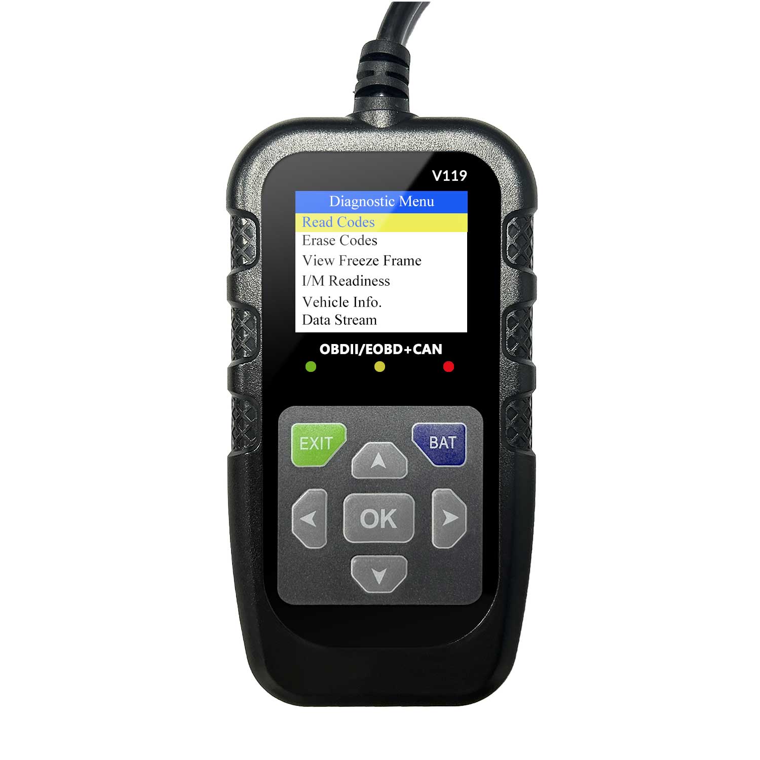 Automotive OBD2 Scanner Tool, Engine Fault Detector, Car Voltage Tester ...