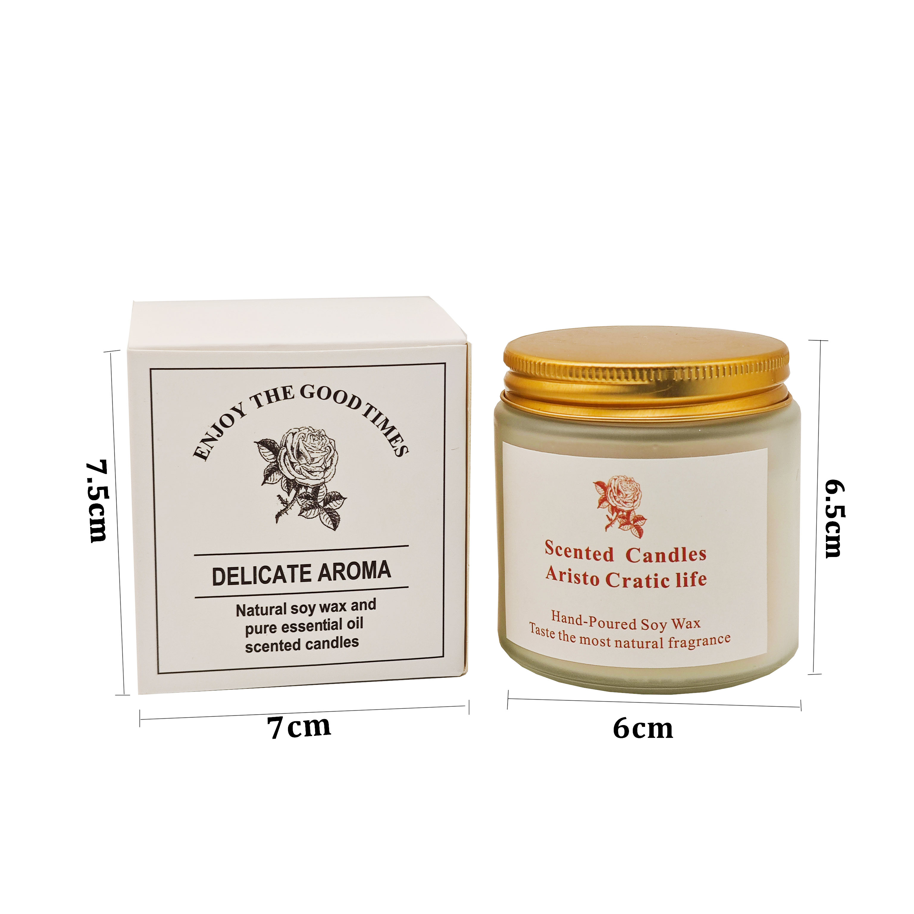 soy Scented Candle Home Fragrance Souvenir Gift Set Party Candles Home ...