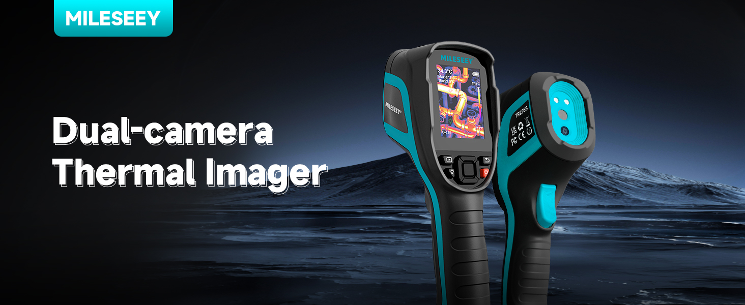 MiLESEEY TR256B 256 x 192 IR Resolution Thermal Imaging Camera with 2MP ...