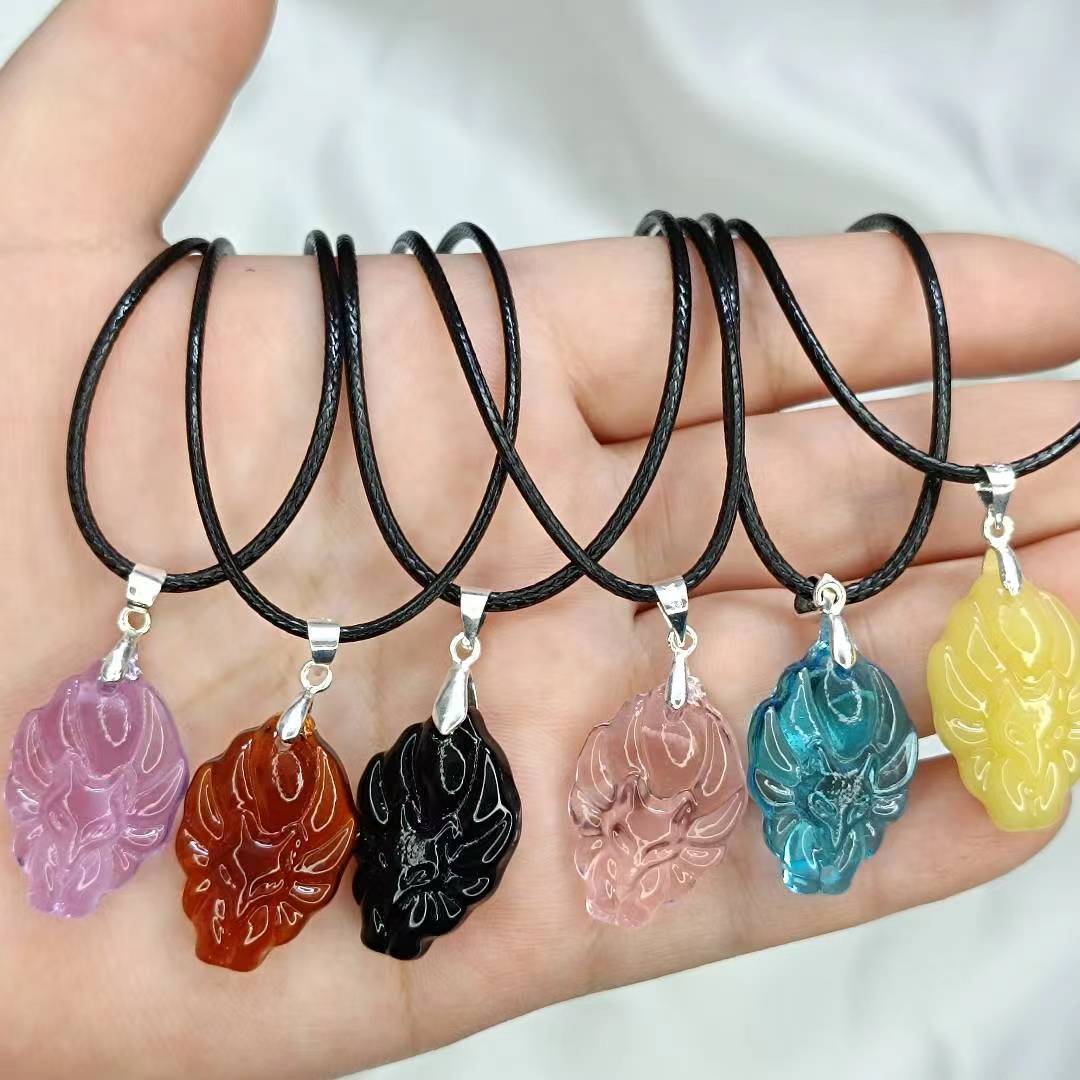 15 Colors Crystal Fox Queen Necklace Nine-Tailed Fox Choker Necklace ...