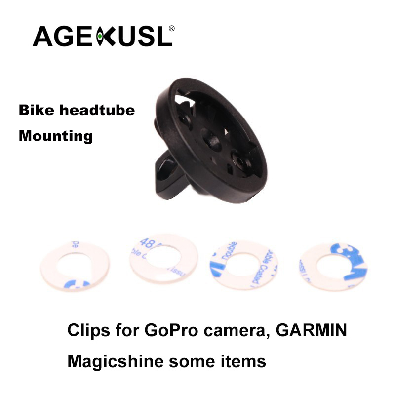 AGEKUSL Bike Front Light Computer Holder Bracket Aluminium Alloy ...