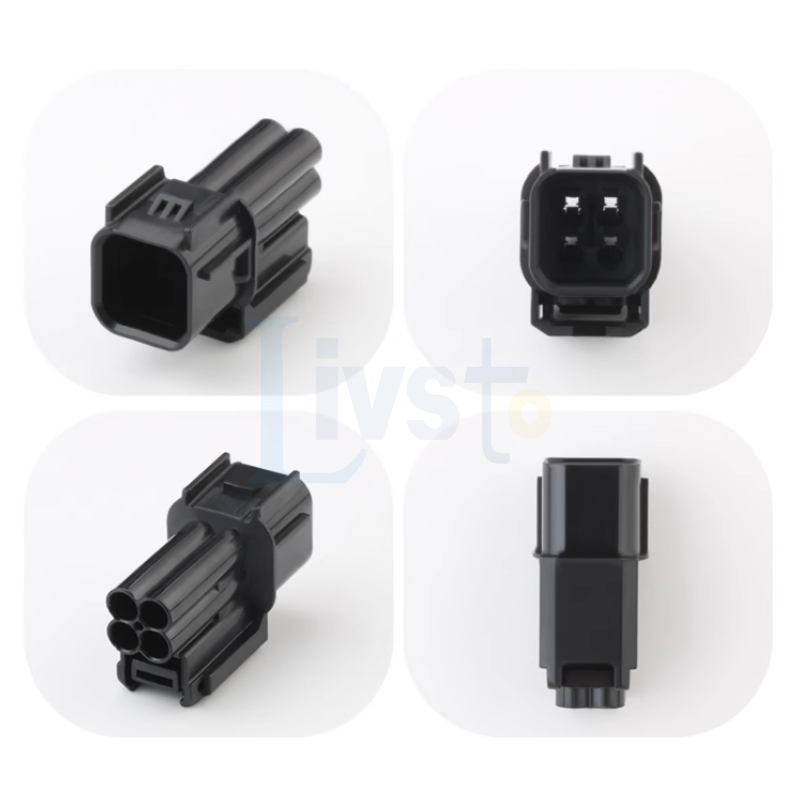 1 Sets 4 pin car waterproof auto connector male and female LED Fog ...