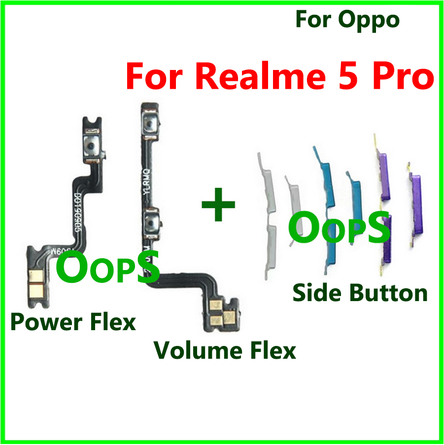 Power Button flex For Oppo Realme 5 Pro Phone On Off Side Volume ...
