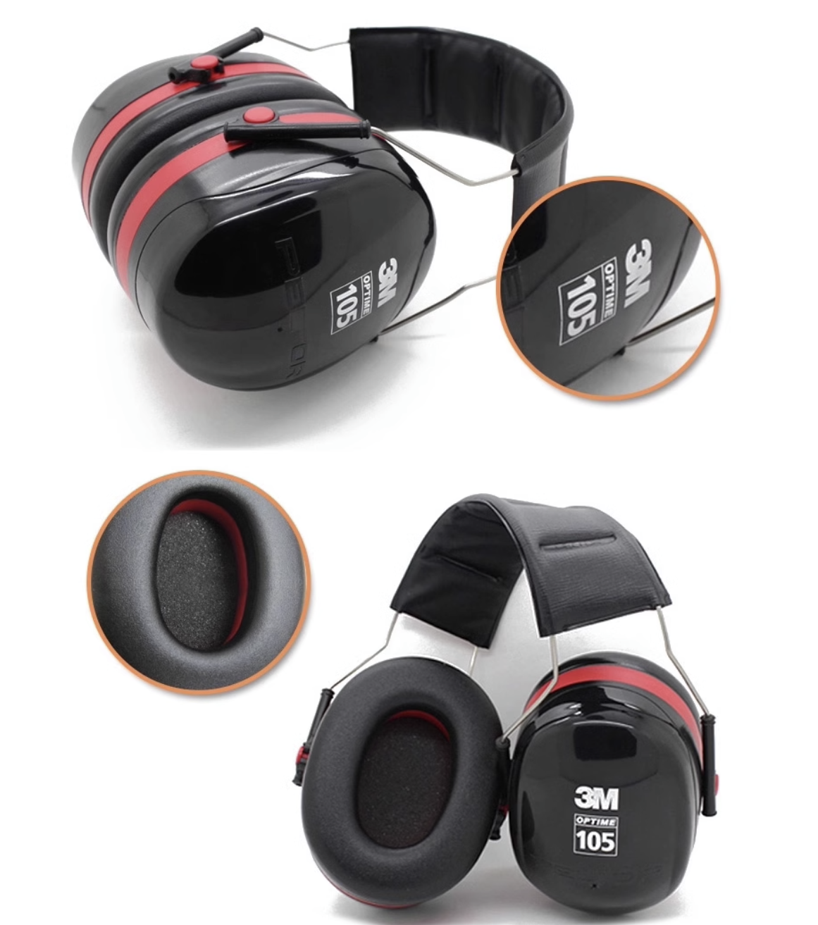3M Peltor Optime H540A III Ear Muffs Headband Ear Defenders H540A ...