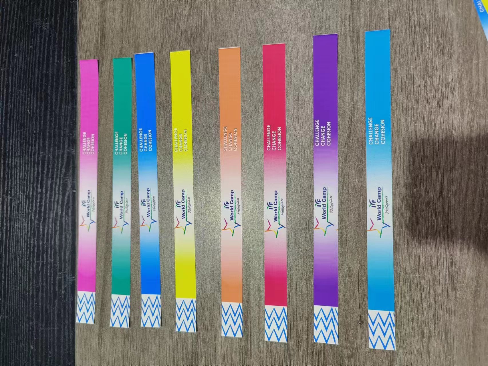 Waterproof activity wristband paper label, party bracelet sticker ...