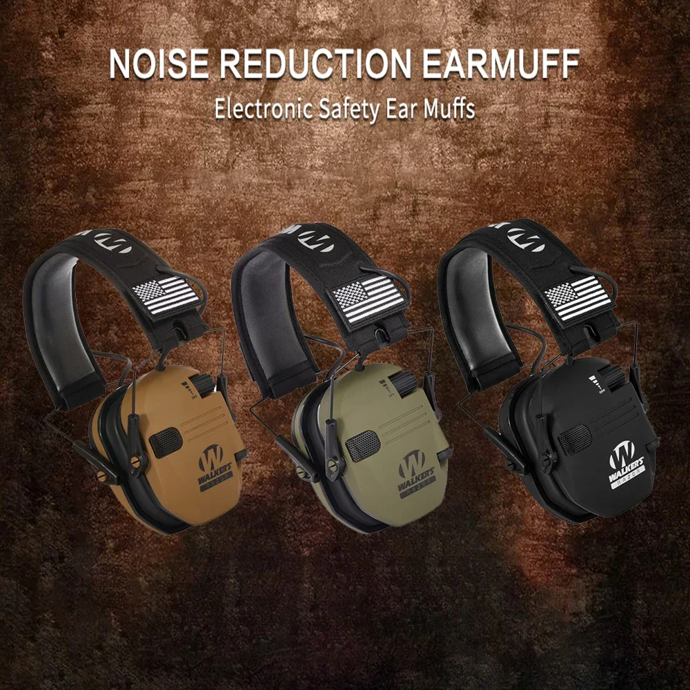New Style Earmuffs Active Headphones Hearing Protectionfor Shooting ...