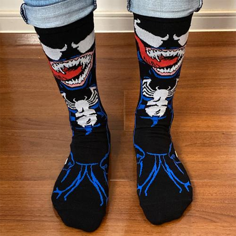 Funny Halloween Horror Socks Adult Socks Cartoon Tube Socks Cotton Soft ...