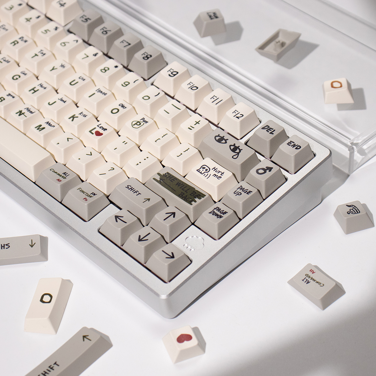 Love Story Keycaps 143Keys/Set PBT Keycaps - Cherry Profile Custom ...