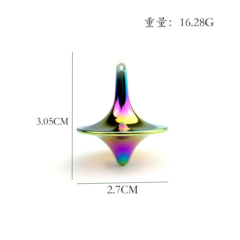 Metal Gyro Great Accurate Silver Spinning Top Hot Movie Totem Print ...