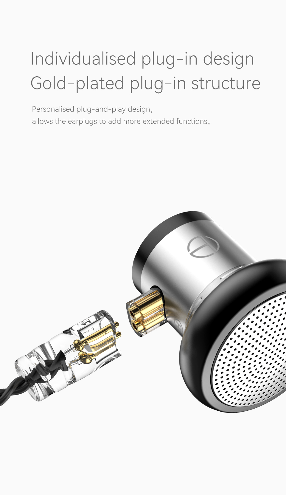 (July Flash Sale) TRN EMA Earphones 14.2mm Dynamic Driver HIFI IEM Bass Wired With Mic Cable ...