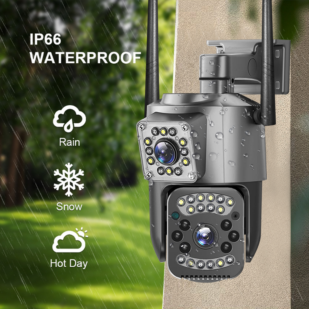 V380 PRO Dual Lens Cctv Camera With Voice Outdoor Waterproof WIFI ...