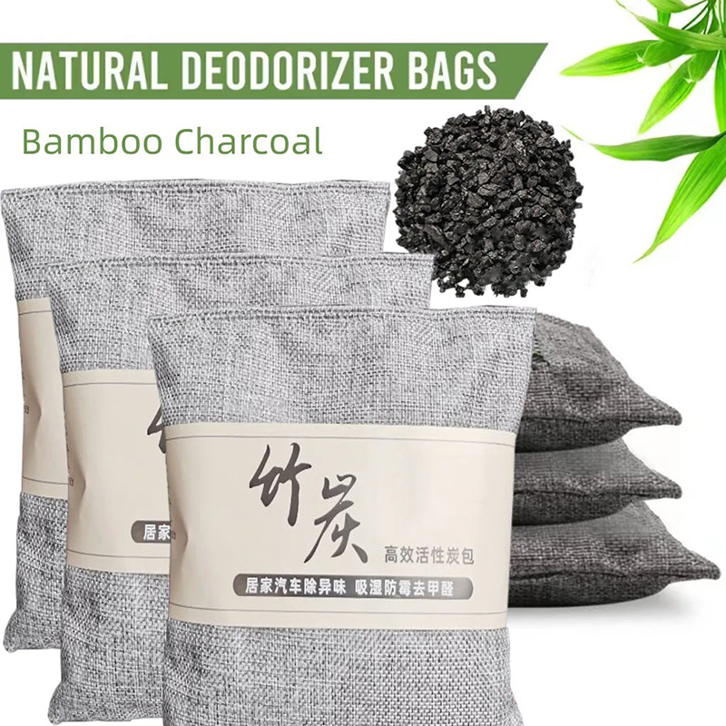 Activated Bamboo Charcoal Bag 500g Eliminates Odors Absorbs Moisture ...