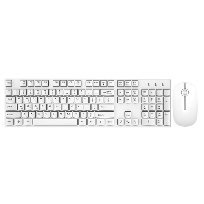 Zeus GK-600 Slim 2.4GHz Wireless Keyboard And Mouse Set With USB ...