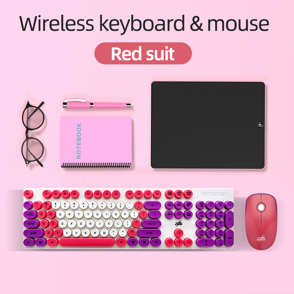 Zeus K-200 Slim 2.4GHz Wireless Keyboard And Mouse Set With USB ...