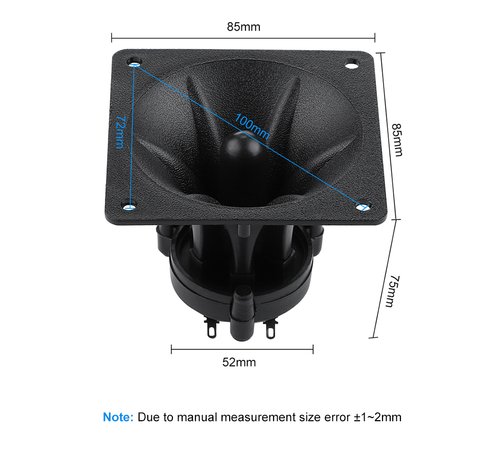 AIYIMA 2PC Tweeters 85MM Piezoelectric Tweeter Loudspeaker 150W Ceramic ...