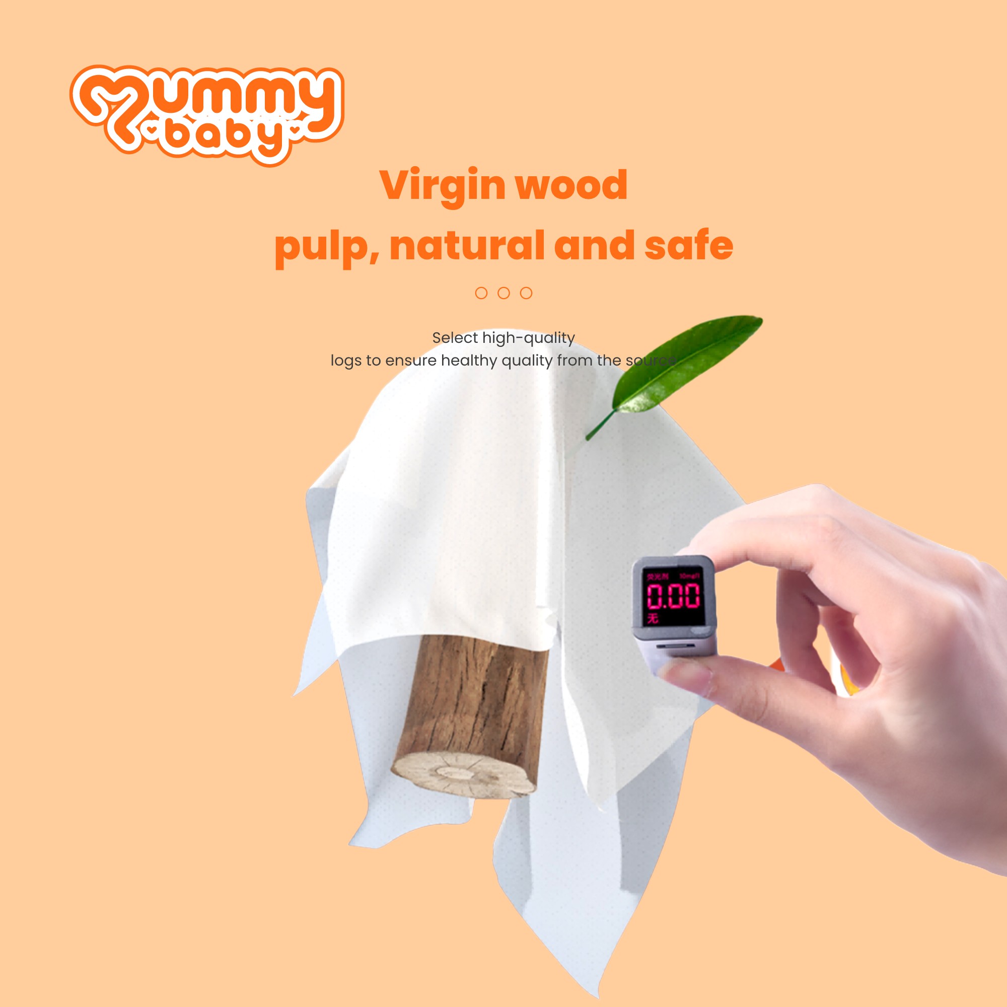 【Buy 1 get 1 】orange free tissues Wall-Mounted Tissue Paper Large Size ...