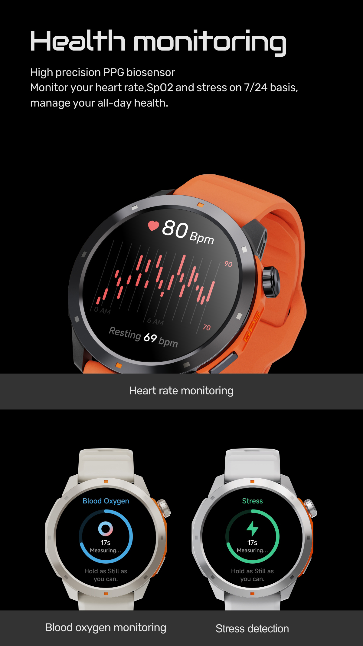 Aolon Navi R3 Original High Precision GPS Smart Watch Bluetooth Call ...