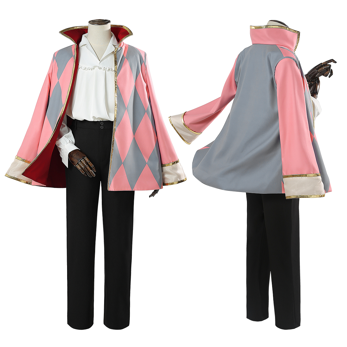 Holoun Howl's Moving Castle Cosplay Costumes Howl Coat Halloween ...