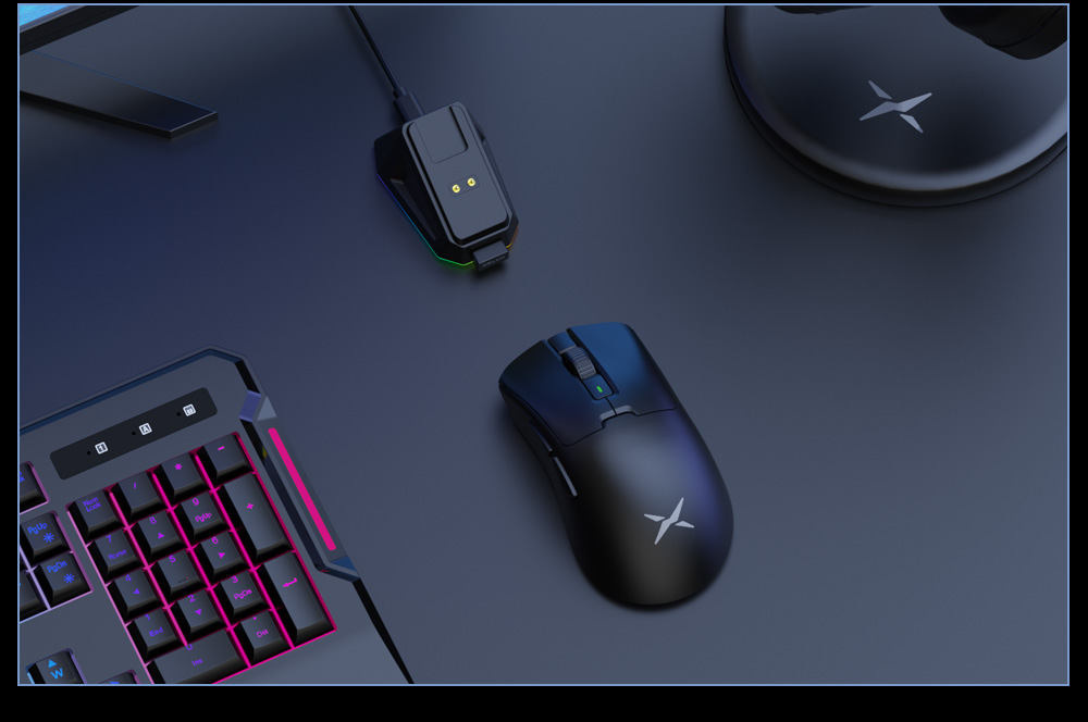 Delux M900 PAW3311 Gaming Mouse DPI MAX 12000 Wired 2.4G Wireless ...