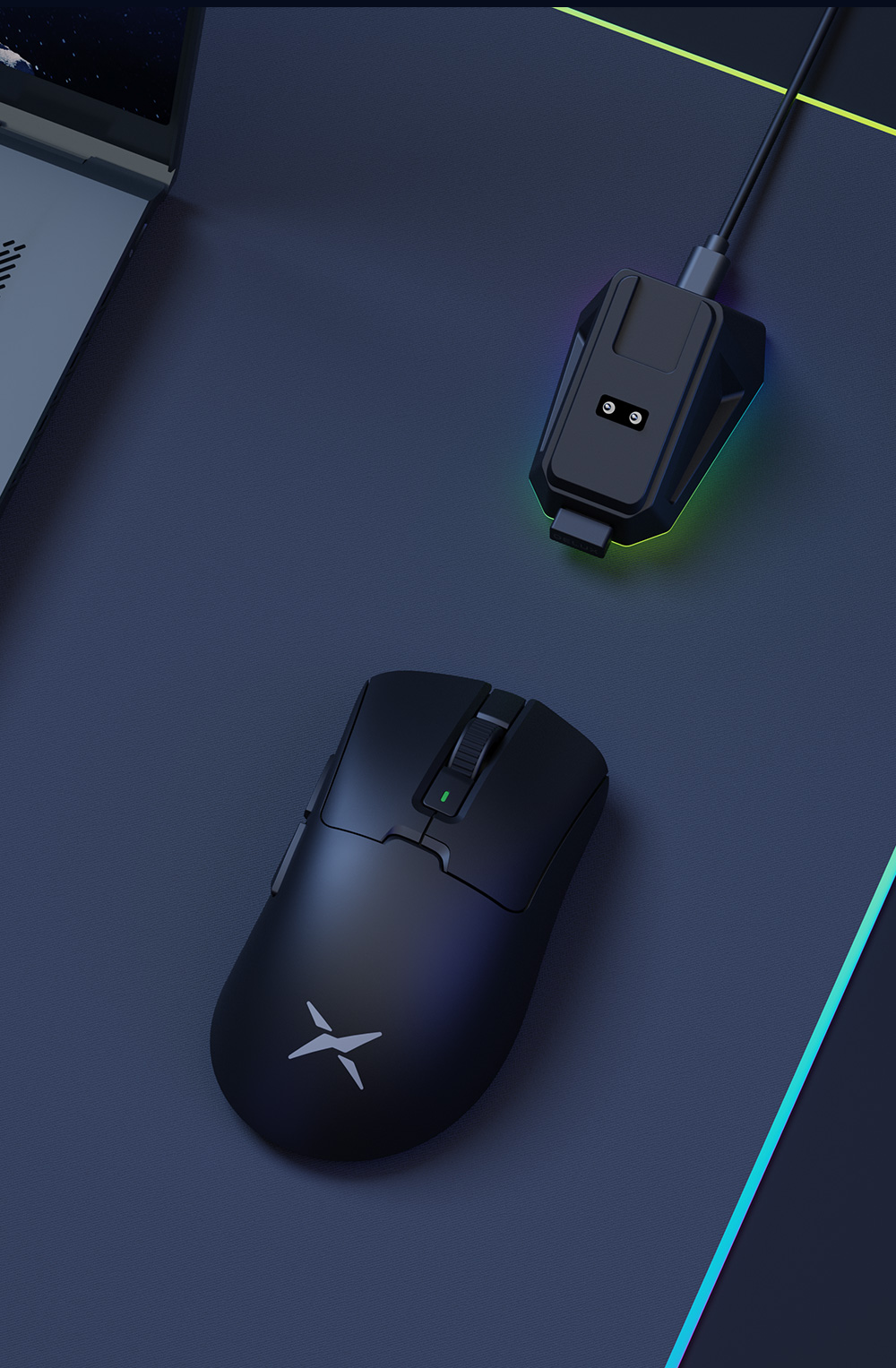 Delux M900 PAW3311 Gaming Mouse DPI MAX 12000 Wired 2.4G Wireless ...