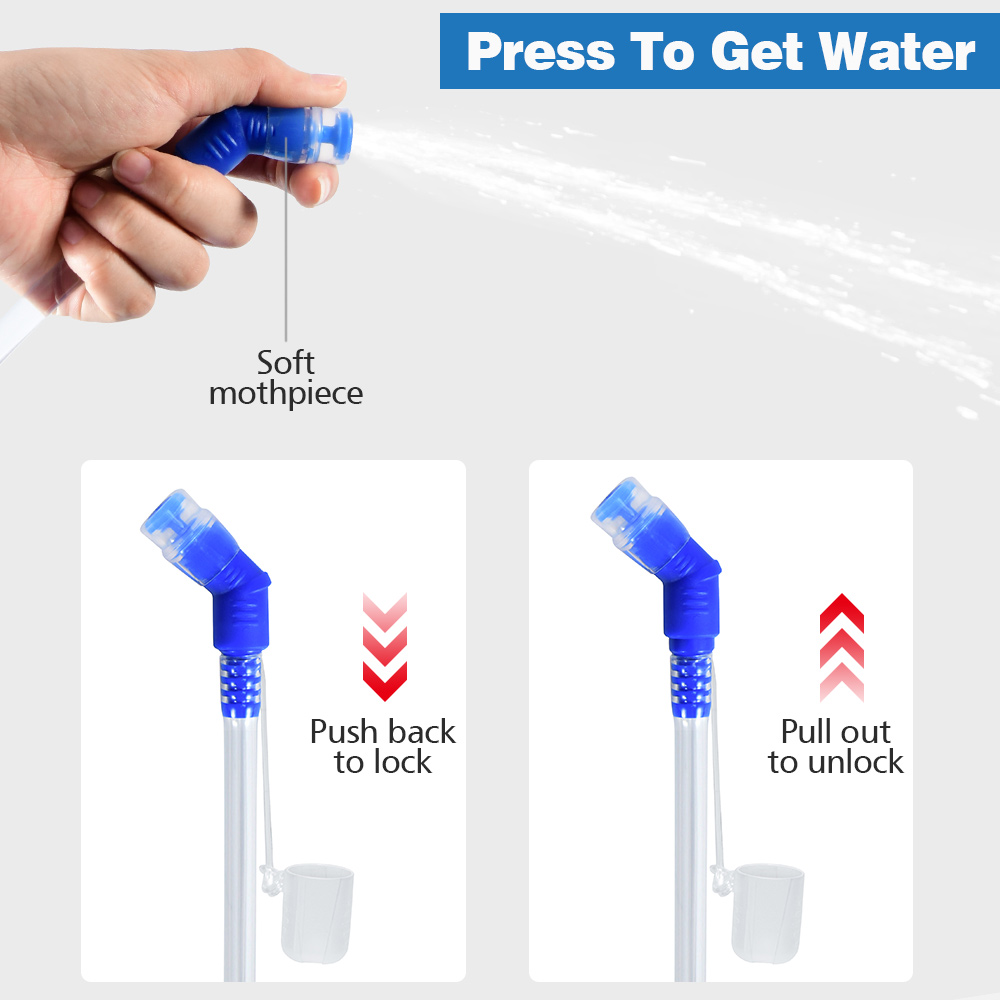 Newboler 1.5L 2L 3L Water Bladder Portable Water Bag TPU BPA-Free ...