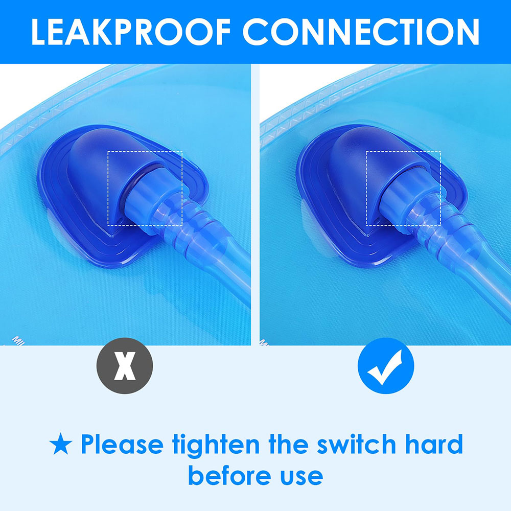 Newboler 1.5L 2L 3L Water Bladder 250ml 500ml soft flask Portable Water Bag TPU BPA-Free Running ...