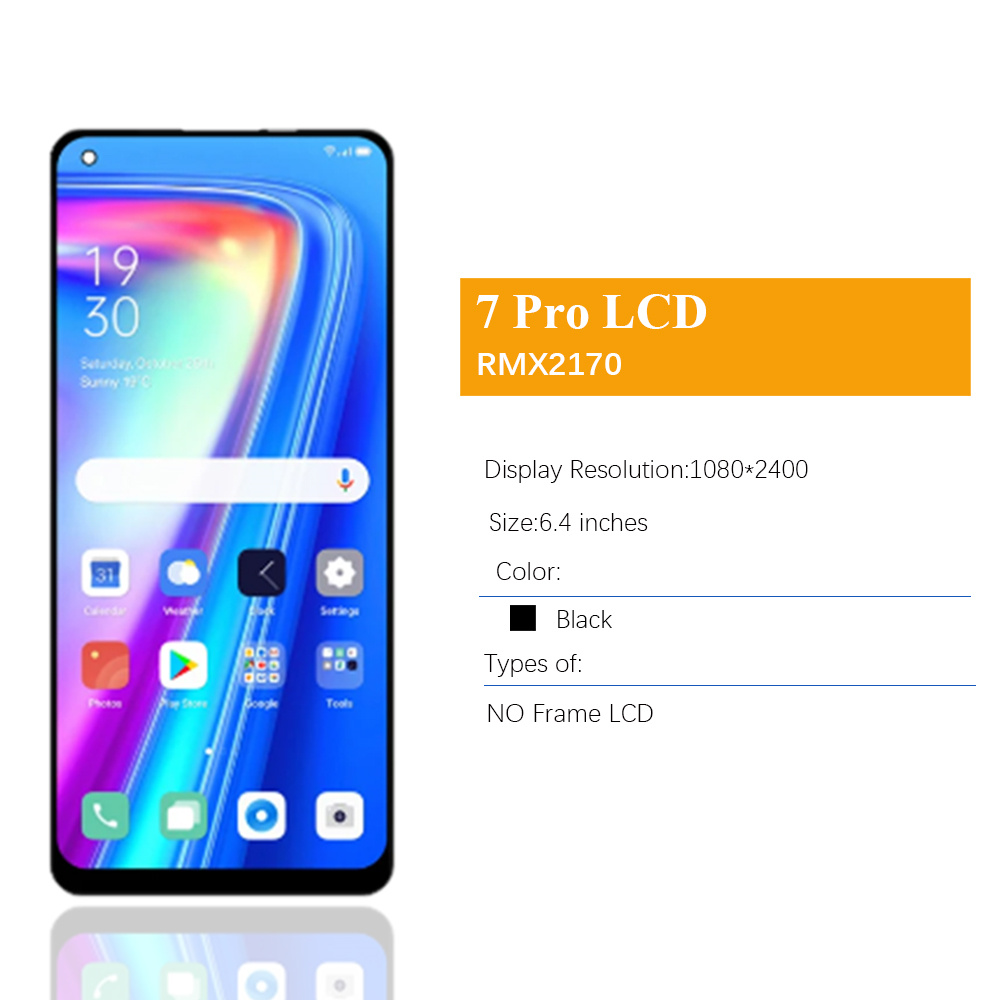 OLED For Realme 7 Pro LCD Display Touch Digiziter Assembly For Realme 7 ...