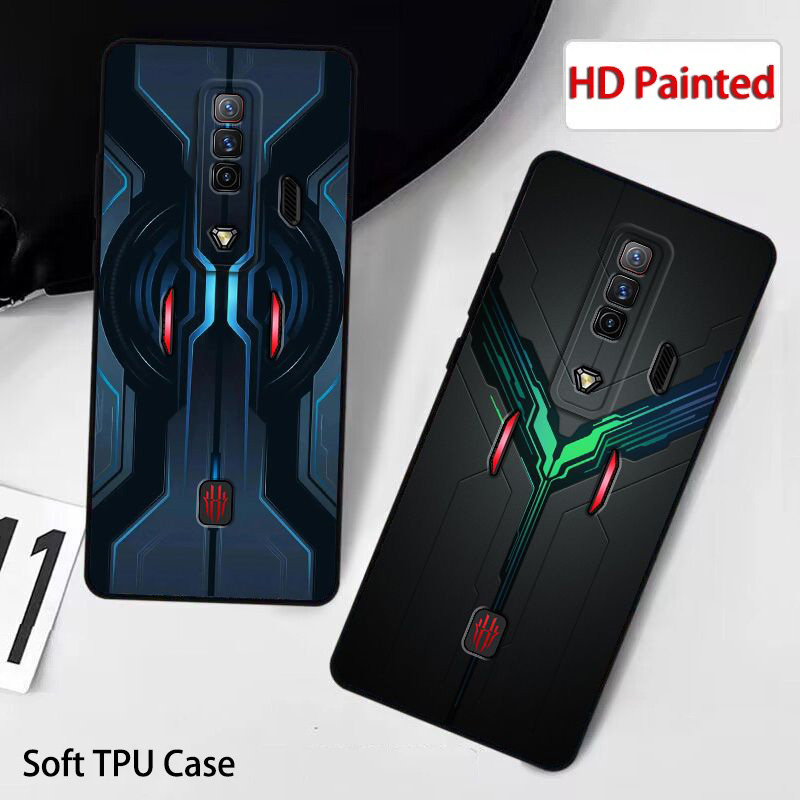 For Red Magic 7 Case For Nubia Red Magic 7S Back Cover Silicone Soft ...