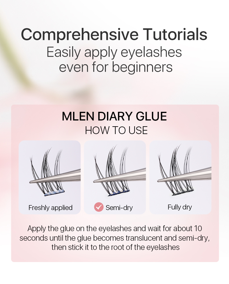 24-hour shipping 】MLEN DIARY SunFlower false eyelash extension set DIY ...