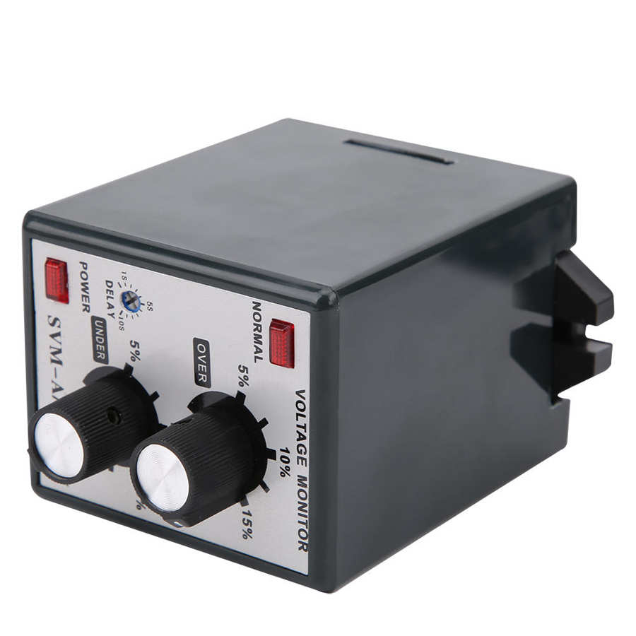 Over and Under Voltage Protector Single Phase Power Monitoring Relay ...