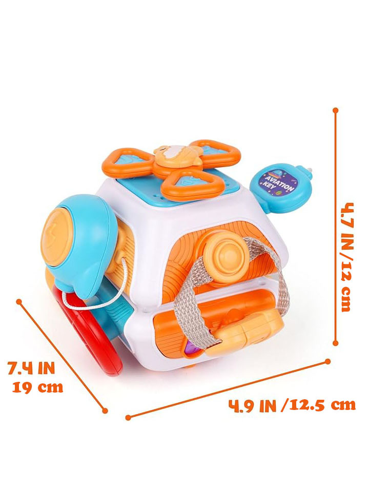 Baby Busy Board Cube Montessori Sensory Toys for Toddler Educational ...