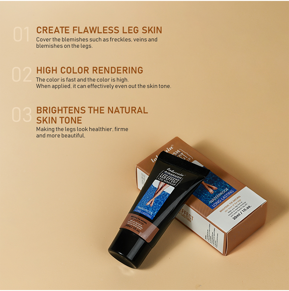 Lakerain LEG MAKEUP LaKERain Leg Makeup Concealer Waterproof Even Skin ...