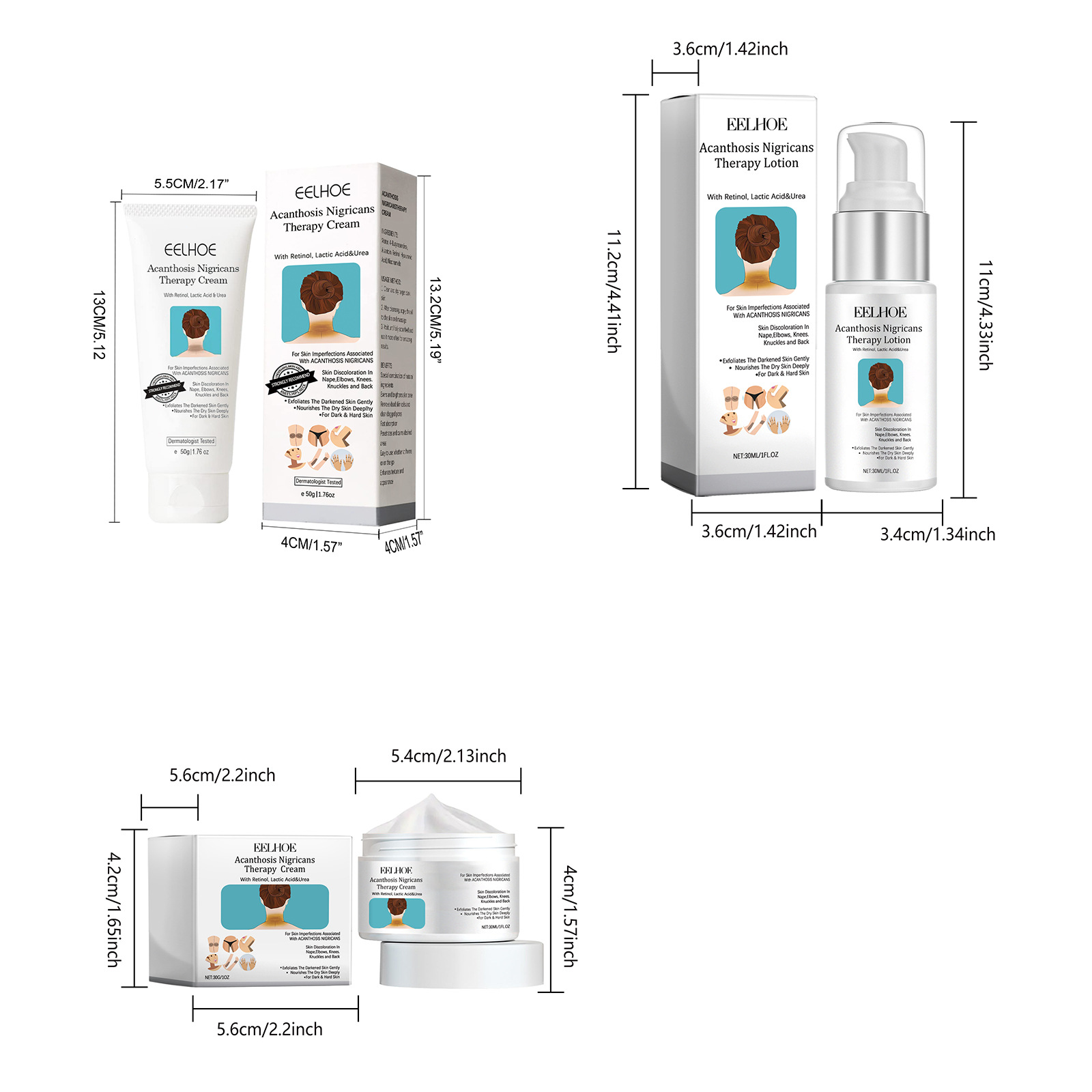 Acanthosis Nigricans Therapy Cream Whitening Body Spray Removal Of ...