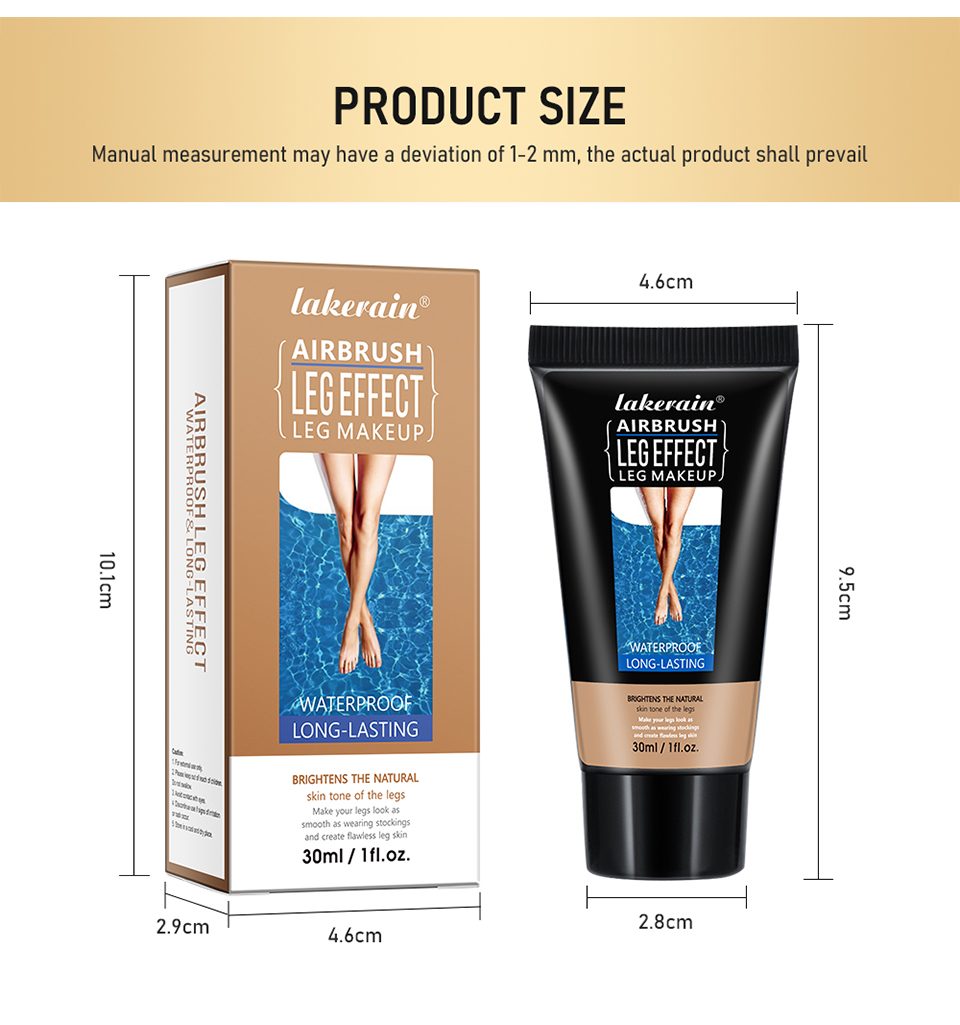 Lakerain LEG MAKEUP LaKERain Leg Makeup Concealer Waterproof Even Skin ...