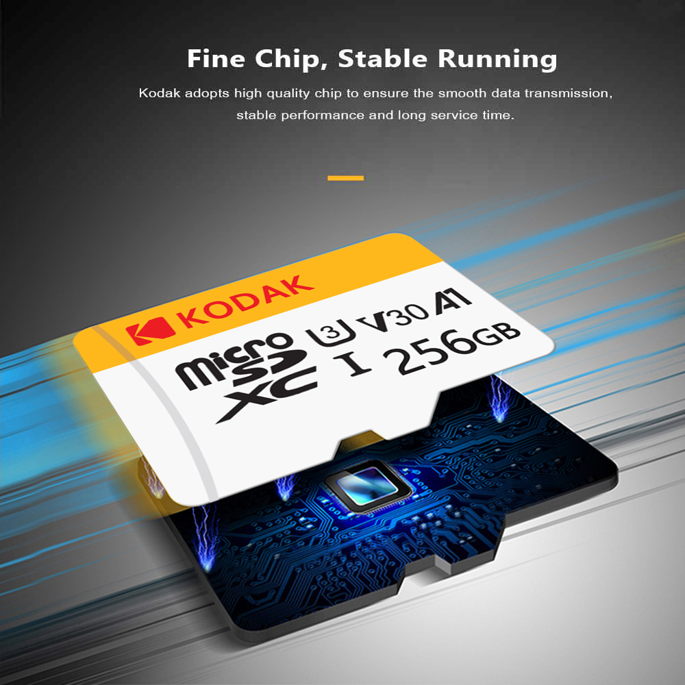 KODAK MicroSD Card Red Memory Card Class10 32GB 64GB 128GB 256GB U3 4K ...